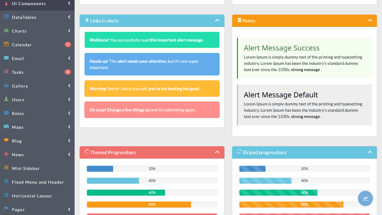 Josh - Laravel Admin Template + Front End + CRUD by jyostna | CodeCanyon